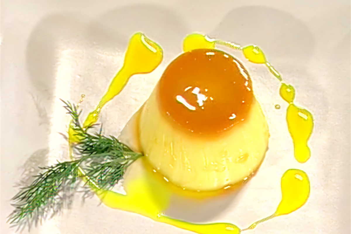 Flan de leche condensada con Nougatine de corn flaKes - El Gourmet