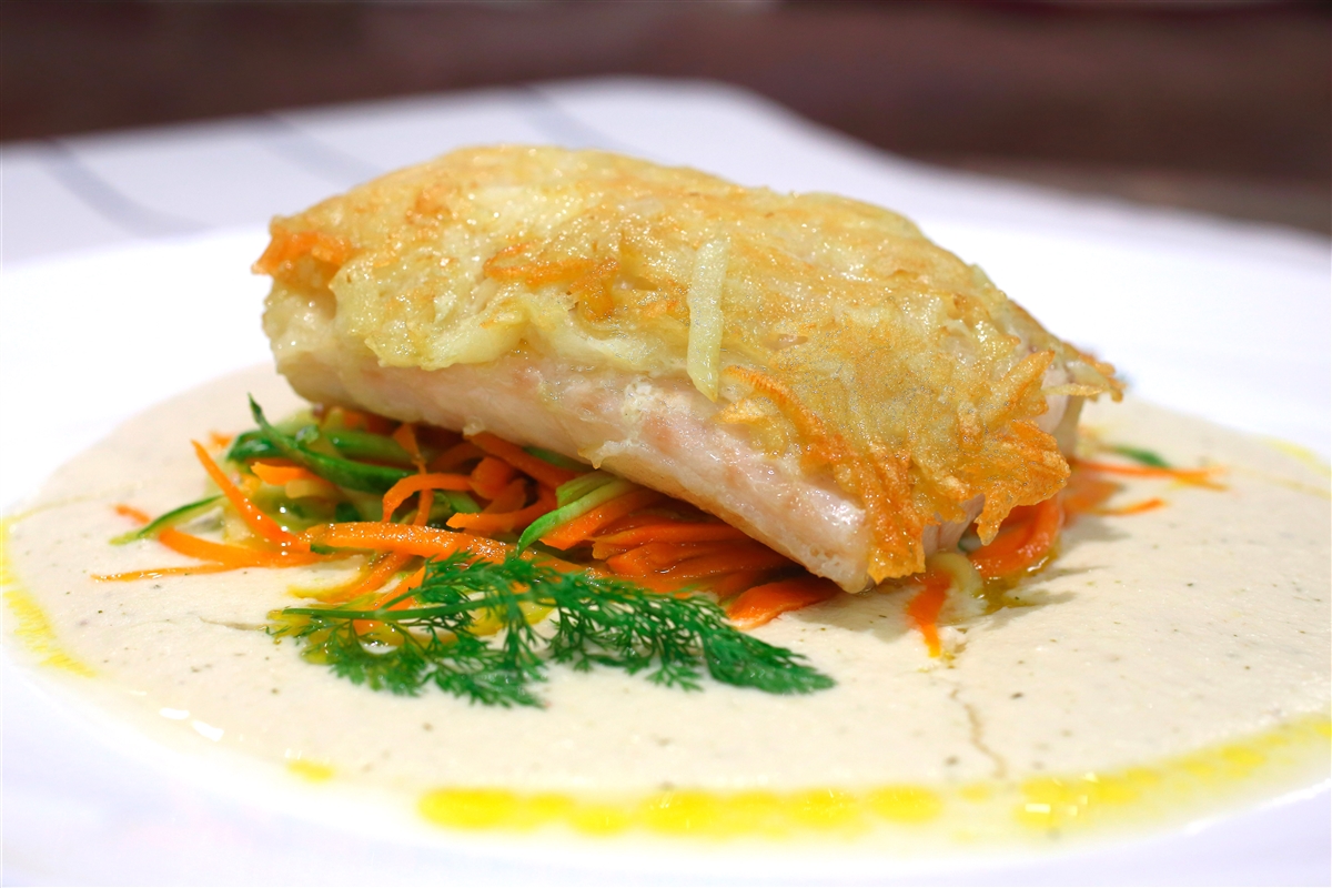 Abadejo con Costra de Papas - El Gourmet